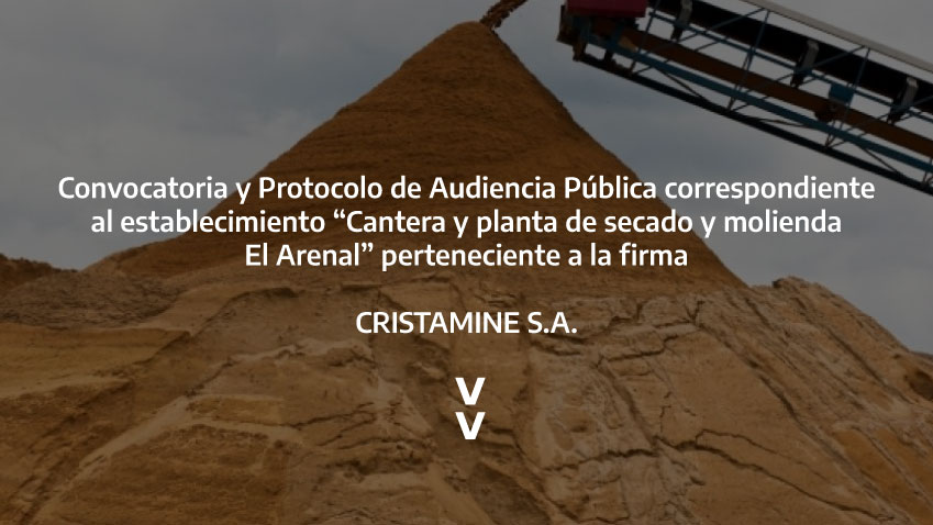 CRISTAMINE S.A. | Municipalidad de Ibicuy, Prov. de Entre Ríos